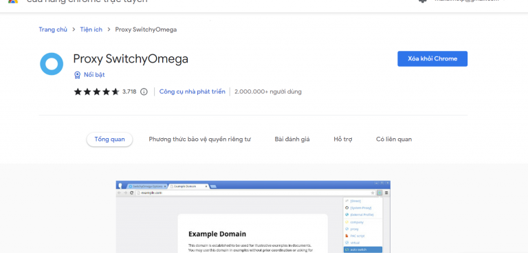 Hướng dẫn sử dụng Proxy trên trình duyệt bằng Omega Proxy